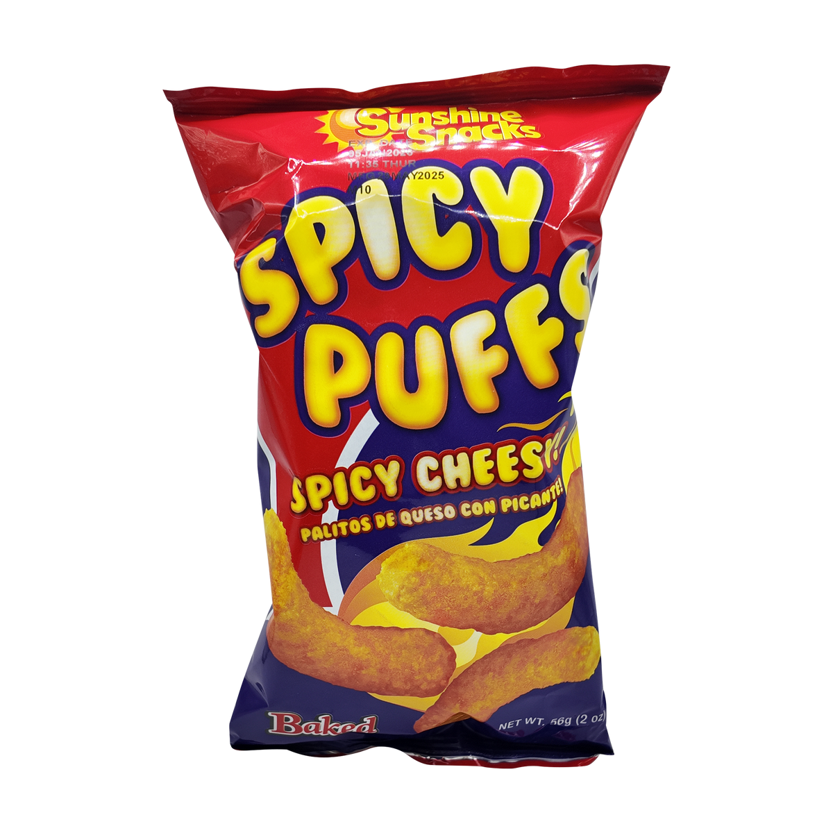 Sunshine Snacks - Spicy Puffs 56g – Island Treatz