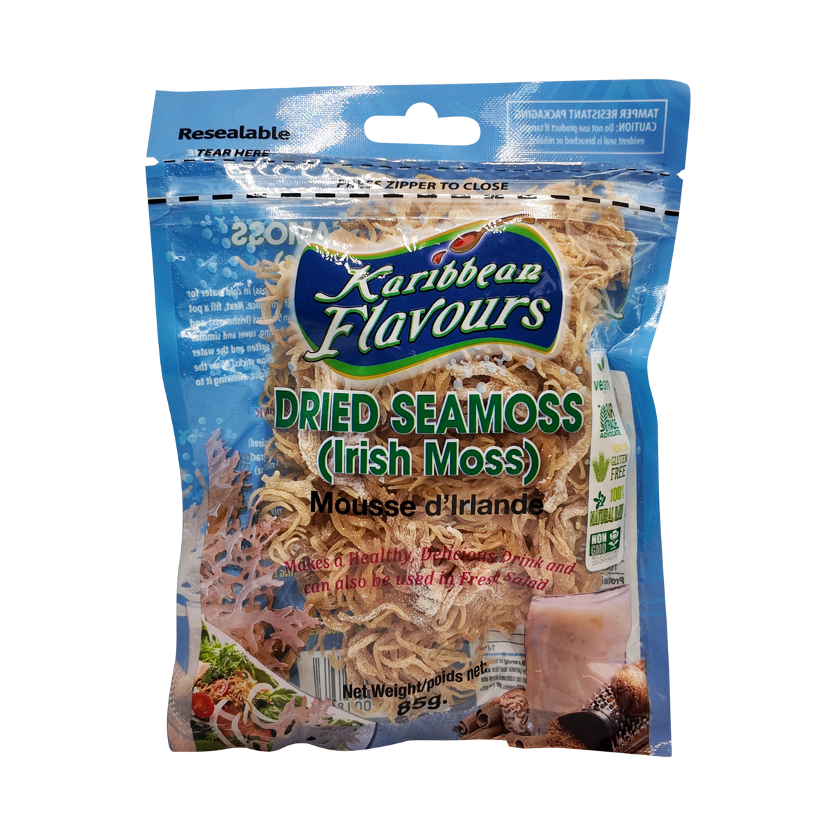 Karibbean Flavours - Dried Sea Moss GEL 85g – Island Treatz
